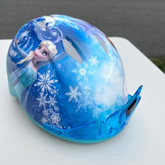 Disney | Other | Disney Frozen Elsa 3d Tiara Toddlersafety Helmet ...